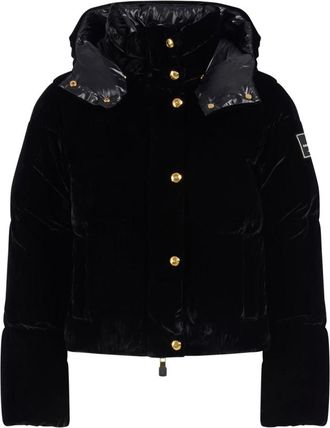 Elisabetta Franchi Femme, Vestes, Noir, Taille: 42 FR Veste rembourrée