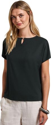 Street One Damen 3226600 Shirt mit Cut-Out, Pine Grove Green, 40