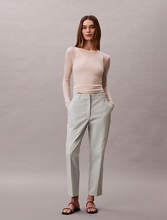 Calvin Klein Pantalon chino droit en coton extensible