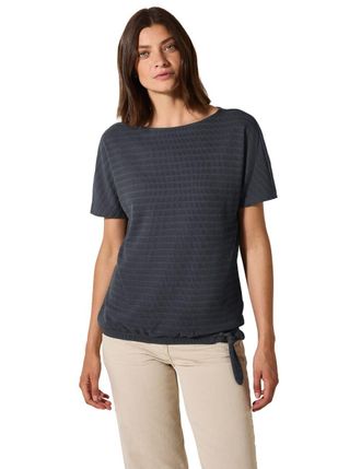 Cecil Damen T-Shirt in Smok-Optik