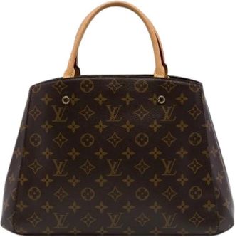 Louis Vuitton Pre-owned Montaigne MM - Femme - Pre-owned - Brun - Taille: ONE Size