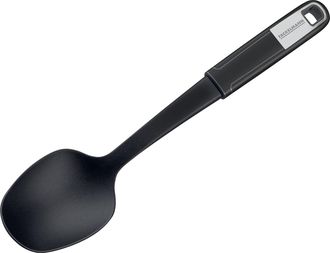 Fackelmann Fackelmann Servierlöffel 31 cm SENSE, Vorlegelöffel mit Funktionsteil aus Kunststoff, rutschfester Soft-Touch-Griff, für beschichtete Pfannen und Töpf