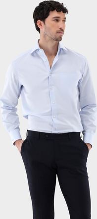 van Laack Twill-Hemd b&uuml;gelfrei mit Haifischkragen
