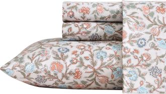 Wrangler Bettw&auml;sche-Set f&uuml;r Doppelbett, seidiges und leichtes Bettw&auml;sche-Set, Florale Heimdekoration, &Ouml;ko-Tex-Zertifiziert (Westward Floral Beige, Twin)