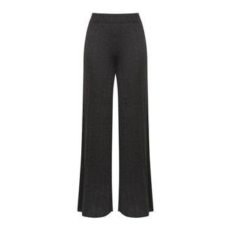 Maliparmi Maliparmi - Pantalon Lurex C&ocirc;tel&eacute; Tricot&eacute; - Femme - Pantalons - Noir - Taille: 36 FR
