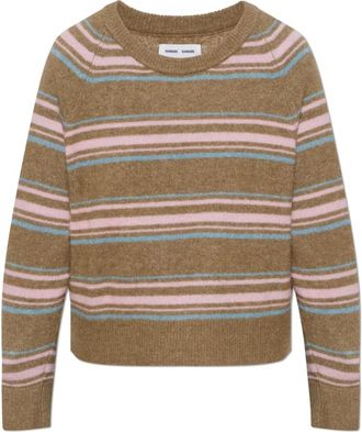 Sams&oslash;e & Sams&oslash;e Femme, Pulls, Brun, Taille: 36 FR NOR O-N Short