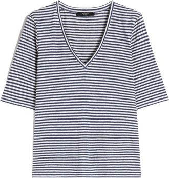 Max Mara Damen, Oberteile, Blau, XLGr&ouml;&szlig;e