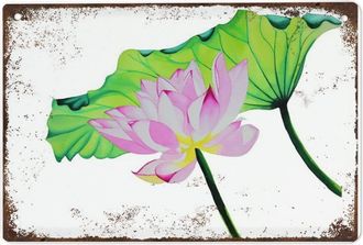 Generic Lotus-Kunstdruck, rosa Lotus, bedruckbare Wandkunst, Aquarell, botanische Malerei, Wohnzimmerdekoration, Vintage-Stil, Wandschild, Wanddekoration, Ges