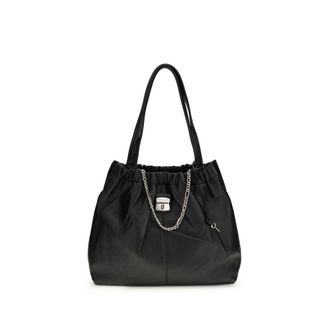 Marc Jacobs Schwarze Lammschaf Ovis Aries Schultertasche