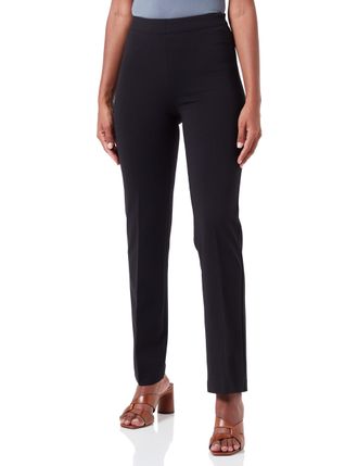 Benetton Damen 47ckdf00h Hose, Schwarz 100, 38