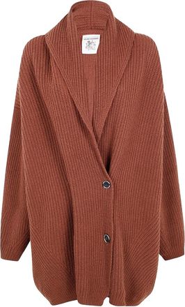 Semicouture Geknöpfter Cardigan - Braun