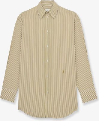 Saint Laurent Striped cotton shirt - SAINT LAURENT - gender_Woman