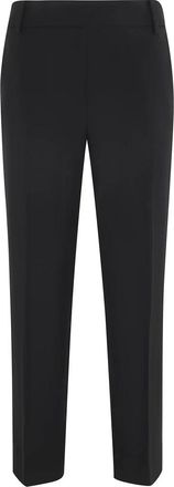 Vince Femme, Pantalons, Noir, Taille: 40 FR Pantalon Conique en Cr&ecirc;pe &agrave; Enfiler