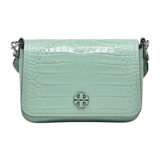 Tory Burch Thea Embossed Flap - - Bags - Damen - Gr&uuml;n - ONE SIZE