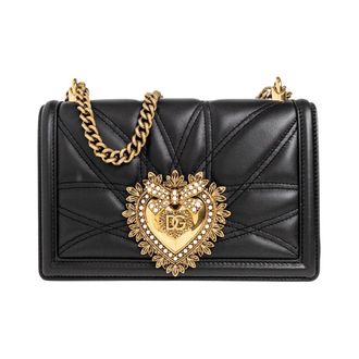 Dolce & Gabbana Medium Devotion Bag - - Bags - Damen - Schwarzk - ONE SIZE