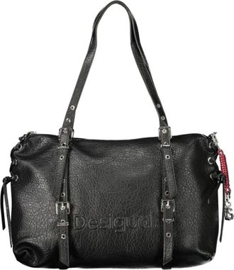 Desigual Texturierte Hobo-Handtasche - - Bags - Damen - Schwarzk - ONE SIZE