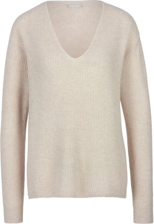 Peter Hahn V-Pullover aus 100% Premium-Kaschmir Peter Hahn beige