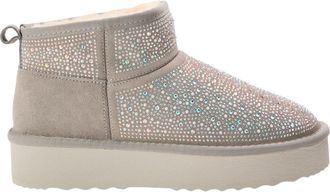 Steve Madden Clydes Stiefel f&uuml;r Damen, Wildleder, Plattform-Absatz (Graugr&uuml;n)