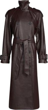 Topshop Trench droit grain&eacute;