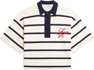 Tommy Hilfiger Damen Poloshirt aus Bio-Baumwolle