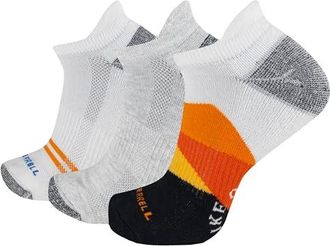 Merrell Repreve Lot de 3 paires de chaussettes basses recyclées pour homme et femme avec évacuation de lhumidité et prévention des ampoules Noir Assortis Poin