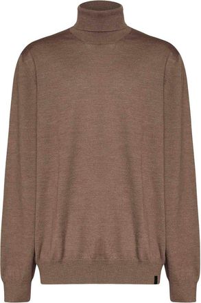 Fay Rundhalspullover - Beige