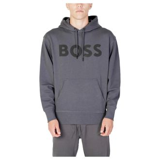 HUGO BOSS Homme, Sweatshirts et sweats &agrave; capuche, Gris, Taille: S Sweat &agrave; capuche en coton