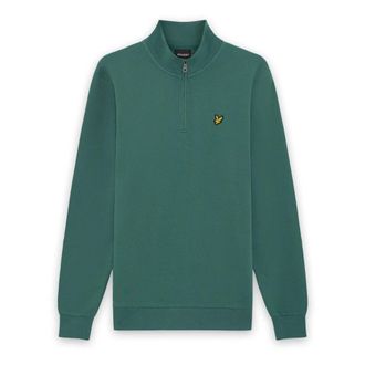 Lyle & Scott Loopback Quarter Zip Sweat - - Sweatshirts & Hoodies - Herren - Gr&uuml;n - S