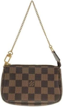 Louis Vuitton Pre-owned Mini Pochette Accessoires Damier Accessoires Pouch - Femme - Pre-owned - Brun - Taille: ONE Size