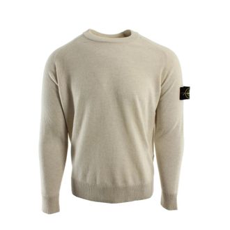 Stone Island Rundhals-Strickware - - Knitwear - Herren - Beige - S