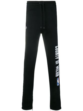 Marcelo Burlon pantalon de jogging NBA - Noir
