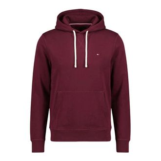 Tommy Hilfiger Flag Embroidery Fleece Hoody - - Sweatshirts & Hoodies - Herren - Braun - 2XL