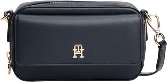 Tommy Hilfiger Damen Th Icon Camera Bag Aw0aw17680 Crossover, Blue (Space Blue)