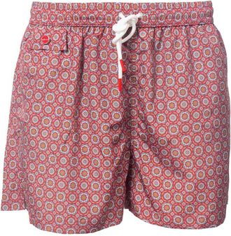 Kiton Homme, Maillots de bain, Rouge, Taille: L Short Swim Boxer