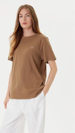 Twin-Set T-Shirt 252TP2057 Braun Loose Fit