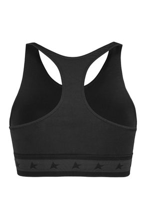 Golden Goose Womens Gabry Sporty Tank Top Black Polyamide