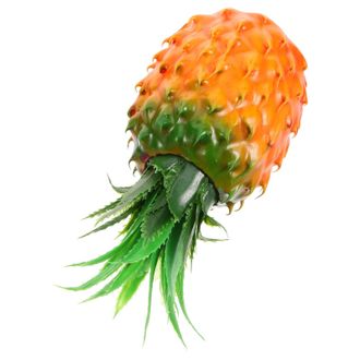 DOITOOL Lebensechte Ananas Figur aus Resin Realistische K&uuml;nstliche Fr&uuml;chte Dekoration f&uuml;r K&uuml;che B&uuml;ro und Fotorequisiten