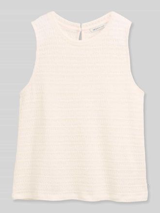 Tom Tailor Denim Loose Fit Top aus reiner Baumwolle in Strickoptik