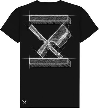 Distorted People T-Shirt Sketch Blades