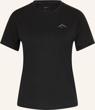 Nike Laufshirt Trail Dri-Fit schwarz