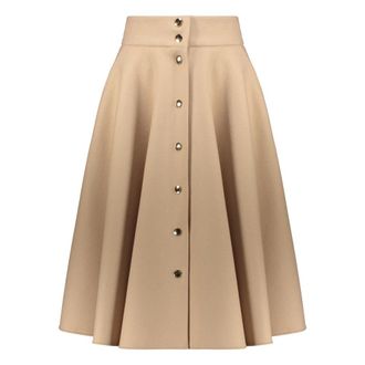 Red Valentino Midi-Kleid mit Knopfleiste - - Skirts - Damen - Beige - XS