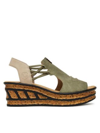 Rieker Sandalen 68175-52 Gr&uuml;n
