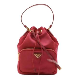 Prada Sac seau en nylon Pre-owned - Femme - Pre-owned - Rose - Taille: ONE Size
