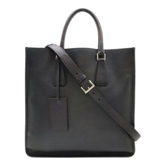 Prada Pre-owned Saffiano 2way Tote Bag - - Pre-owned - Damen - Blau - ONE SIZE