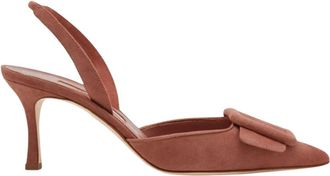 Manolo Blahnik Femme, Chaussures, Brun, Taille: 39 EU Escarpins Maysli 70