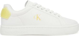 Calvin Klein Jeans Sneakers Classic Cupsole Ru Patch Lth Wn YW0YW01845 Weiß