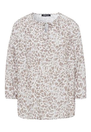 Frank Walder Klassische Bluse im angesagten Animalprint