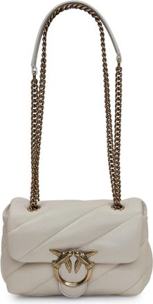 Pinko Pinko, Femme, Sacs, Blanc, Taille: ONE Size Mini Love Bag Puff
