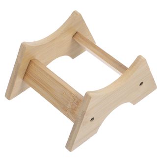 OSALADI Getr&auml;nkespenderst&auml;nder aus Stabiler Getr&auml;nkespenderhalter mit Sockel Kippsicherer Holzst&auml;nder f&uuml;r Partys und