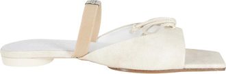 Maison Margiela Femme, Chaussures, Brun, Taille: 37 EU Square Bow Leather Sandal